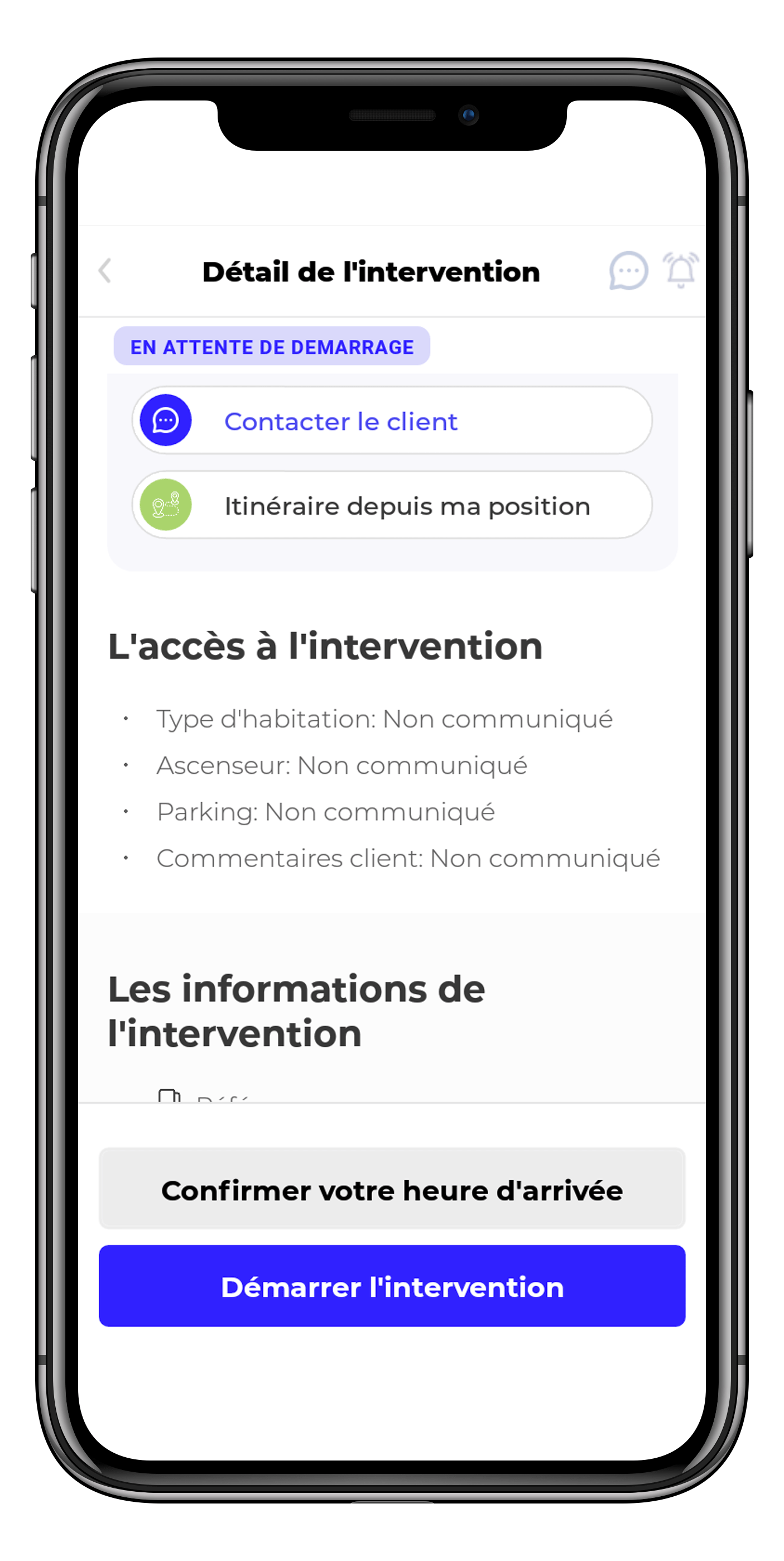 Comment lire la fiche intervention ? - Le Coin des Pros